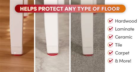 Ruby Sliders™ Flexible Chair Sliders That Protect Your Floors