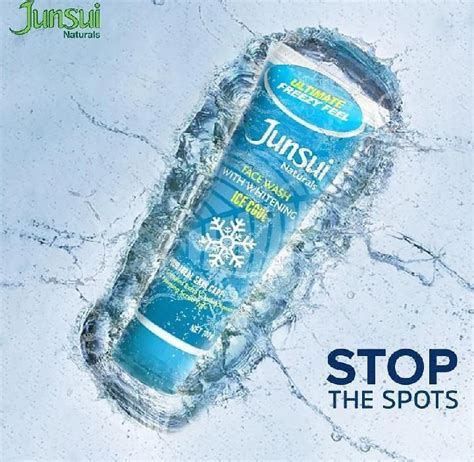🇦🇪 Dubai Imported Junsui Naturals Ice Cool Whitening Face Wash 100g ️
