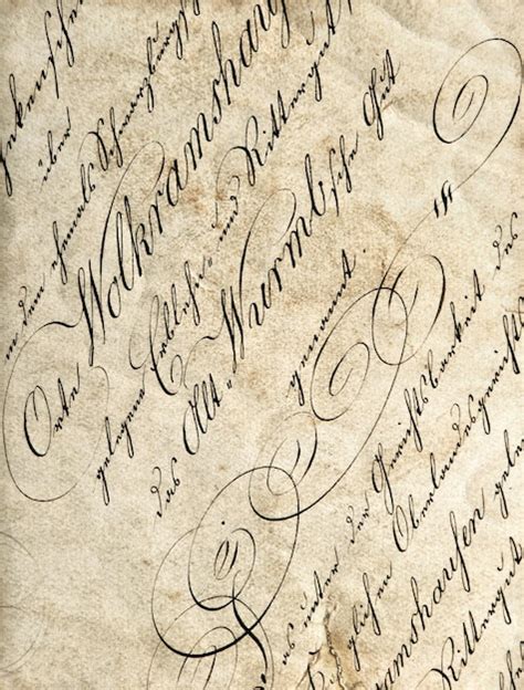 Caligrafia Antiga Certidão De Escritura Com Caligrafia Antiga