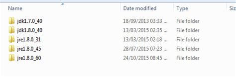 what java installation folders can i get rid of stack overflow
