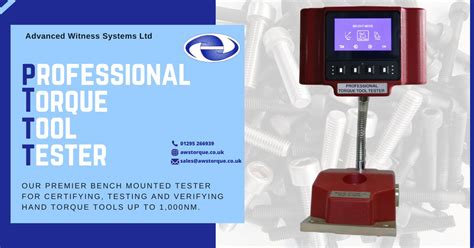 Advanced Witness Systems Ltd On Linkedin Professional Torque Tool Tester