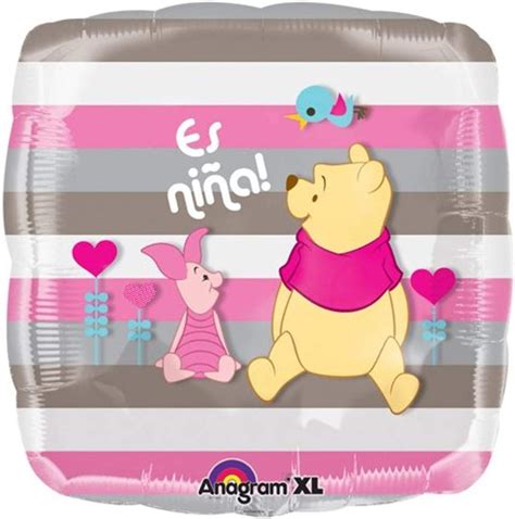 Anagram Pooh Es Nina Foil Balloon 18 Multicolored Home