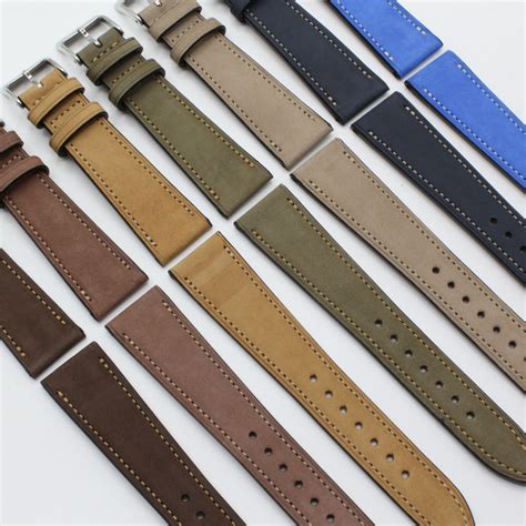 Correa De Reloj Cuero Nobuck Beige Costa Lorente Straps Correas De