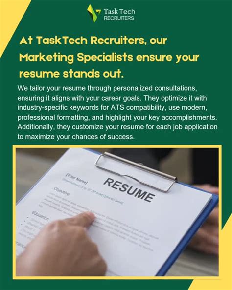 Tasktech Recruiters On Linkedin At Tasktech Recruiters Our Marketing Specialists Tailor Your