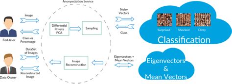 general architecture of a differentially private image classification