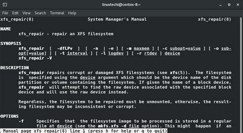 How To Repair Corrupted Xfs Filesystem With Xfs Repair