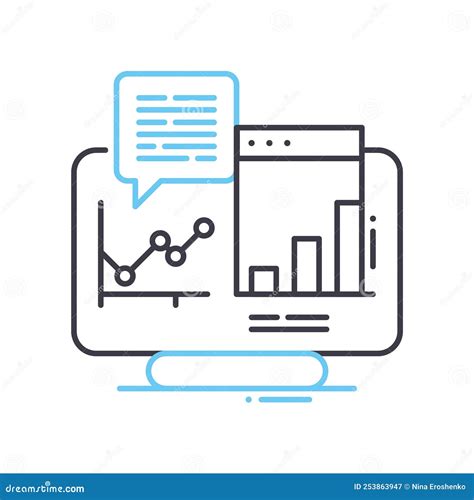 System Analysis Line Icons Collection Requirements Design Modeling