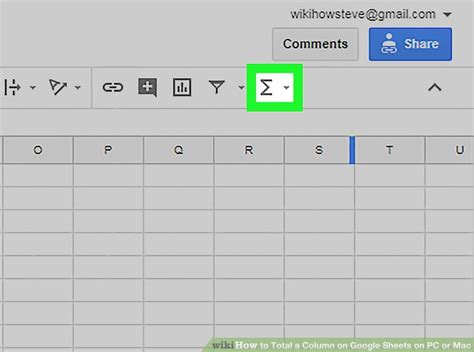 How To Total A Column On Google Sheets On PC Or Mac Steps