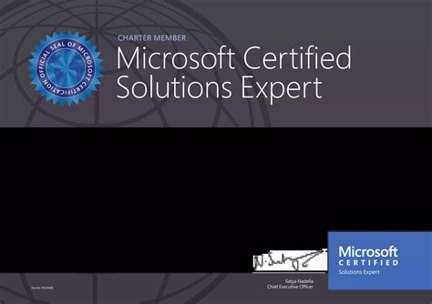 Mcse Productivity Certificate Ppt