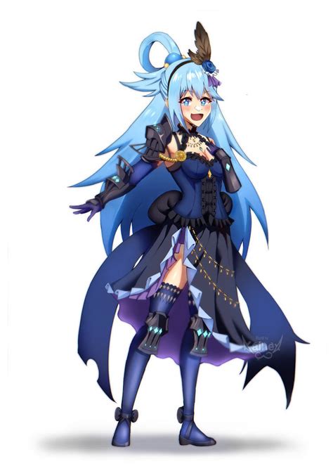 Aqua Konosuba Fanart~ By Kainex19 On Deviantart