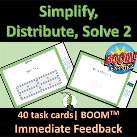 Simplify Expressions And Solve Equations Comparison 2 Boom Digital Task