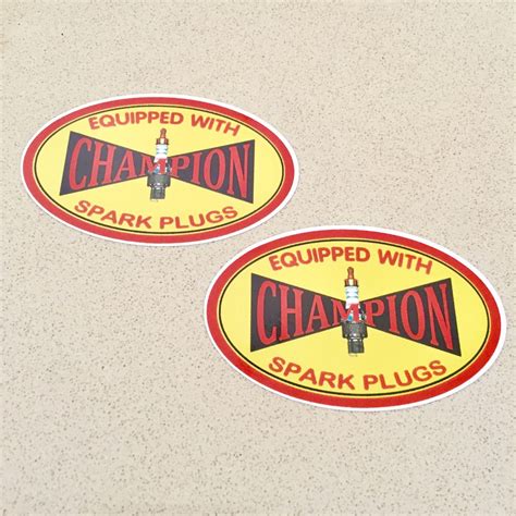 Champion Dicky Bow Stickers