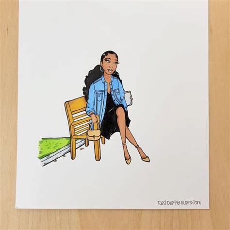 Tassi Destiny Illustrationss Instagram Post “style 💛 Art Artist