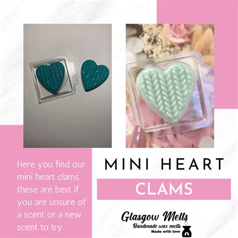 Mini Heart Clams Glasgow Melts