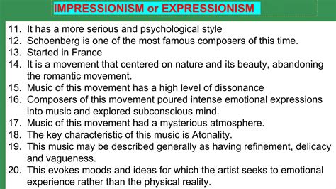 Expressionism Music Pptx