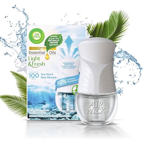 Air Wick Essential Oils Sea Mist Plug In Diffuser Each Woolworths