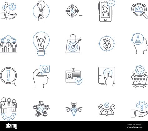 Business Linkages Outline Icons Collection Linkages Business Partnerships Connections Ties
