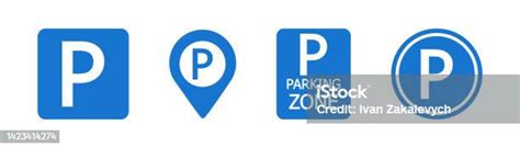 주차 차량 아이콘 세트 포인터 주차 기호입니다 P 맵 벡터 플랫에 서명합니다 개념에 대한 스톡 벡터 아트 및 기타 이미지 개념 개인 주차요원 공원 Istock