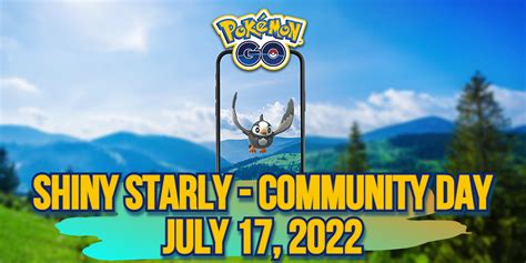 Pokemon Go Shiny Starly Community Day July 17 2022