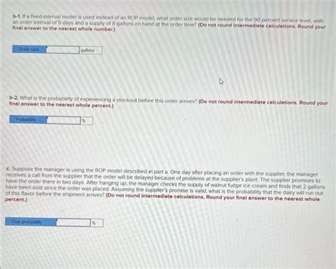 B 1 If A Fixed Interval Model Is Used Instead Of An