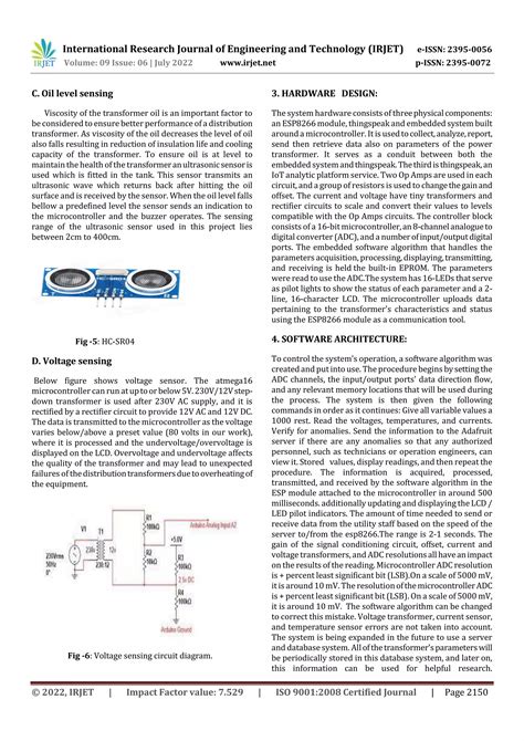 Transformer Health Monitoring System Pdf