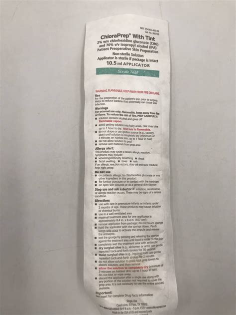 Chloraprep With Tint 10 5ml Applicator Gb Tech Usa