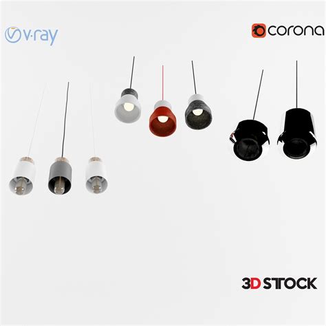 Ceiling Lighting Set 135 3d Stock 3d Models For Professionals