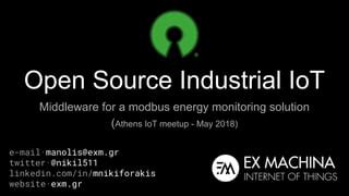 Open Source Industrial IoT PPT