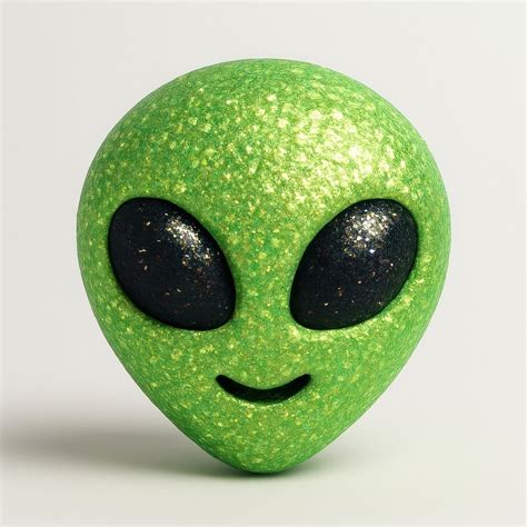 Cute Green Alien Head Illustration Free Photo Illustration Rawpixel