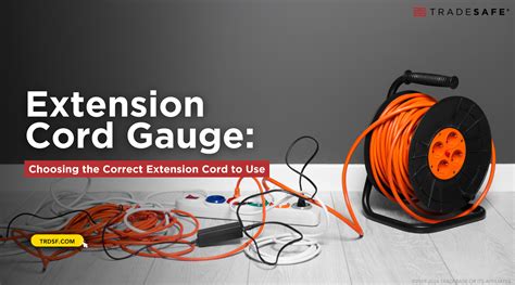 What Gauge Extension Cord 50ft 12 3 Gauge Industrial Power Electrical