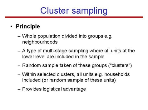 Sampling Objectives Sampling To Understand Why We Use