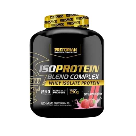 Isoprotein Blend Complex 2kg Morango Pretorian Armazém Pura Saúde