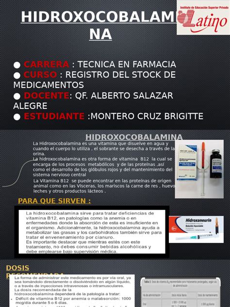 Hidroxocobalamina Pdf
