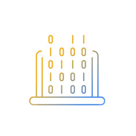it gradient linear vector icon college knowledge learn vector college