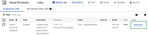 Scheduling Cloud Sql Exports Using Cloud Functions And Cloud Scheduler
