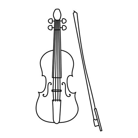 850 Black And White Violin Stock Illustrations Royalty Free Vector
