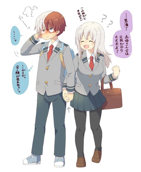 Todoroki Shouto And Todoroki Rei Boku No Hero Academia Drawn By Uppi