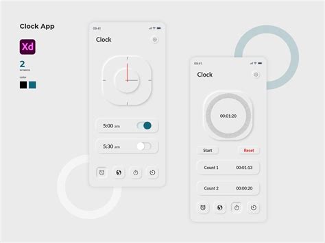 Clock App Uiux By Dirghayu Joshi On Dribbble