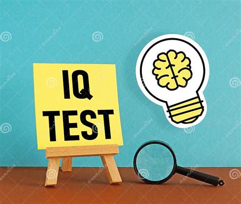 Iq Test Or Intelligence Quotient A Quantitative Assessment Of The Level Of Mental Development