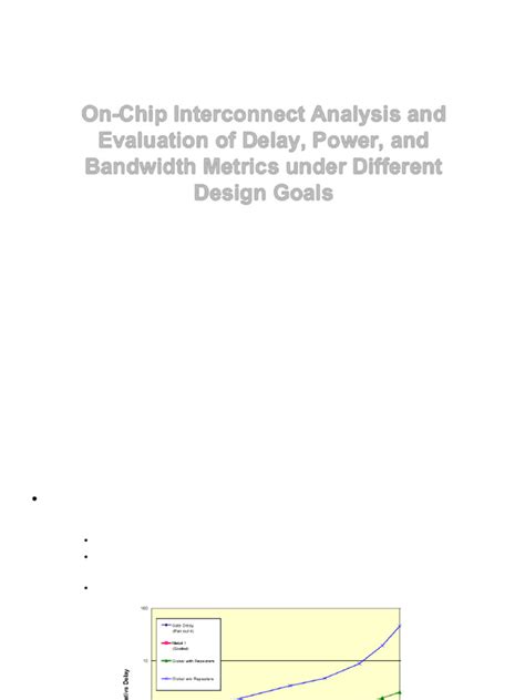 On Chip Interconnect Analysis And Evaluation Of Delay Power Pdf Mathematical Optimization