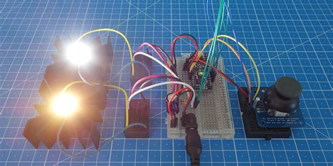 GitHub Systembolaget Physical Computing LED Lighting Tutorial A COB LED Light With Joystick