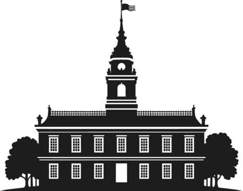 Independence Hall Vector Art Icons And Graphics For Free Download