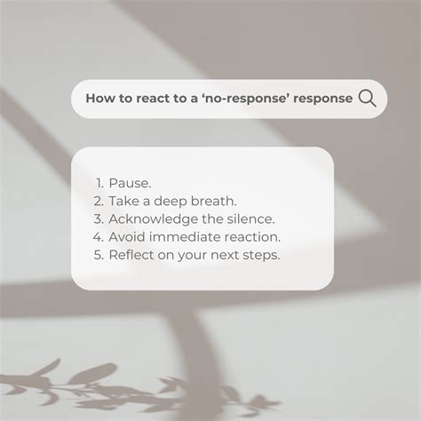 No Response Is A Response 5 Reasons You Should Take It Seriously