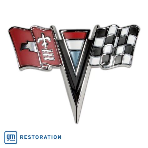 Ca Ecklers Nose Emblem 1589 63 64 Corvette C2