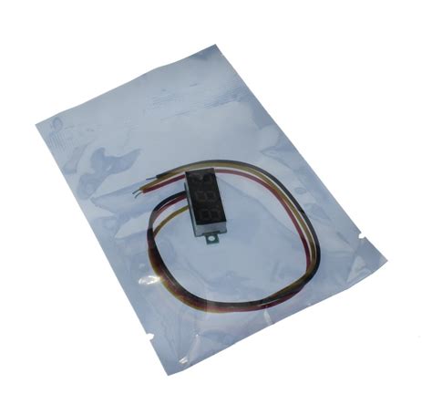 ماژول ولت متر دی سی قرمز پپرو الکترونیک