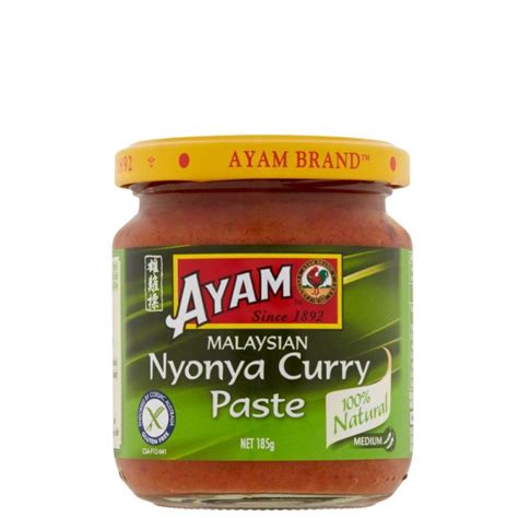 Nyonya Curry Paste 185g For Flavorful Malaysian Chicken Curry