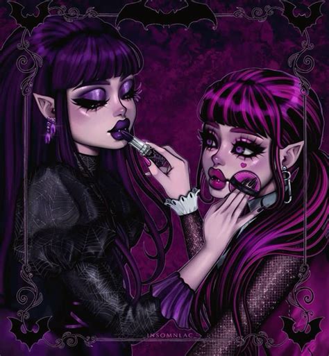 Elissabat And Draculaura Matching Pfp