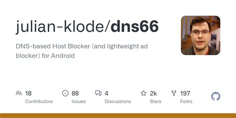 Github Julian Klodedns66 Dns Based Host Blocker And Lightweight Ad