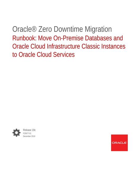 pdf runbook move on premise databases and oracle cloud €¦ · zero