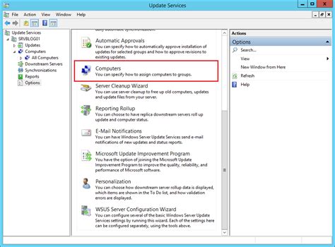 Install And Configure Windows Server Update Services WSUS